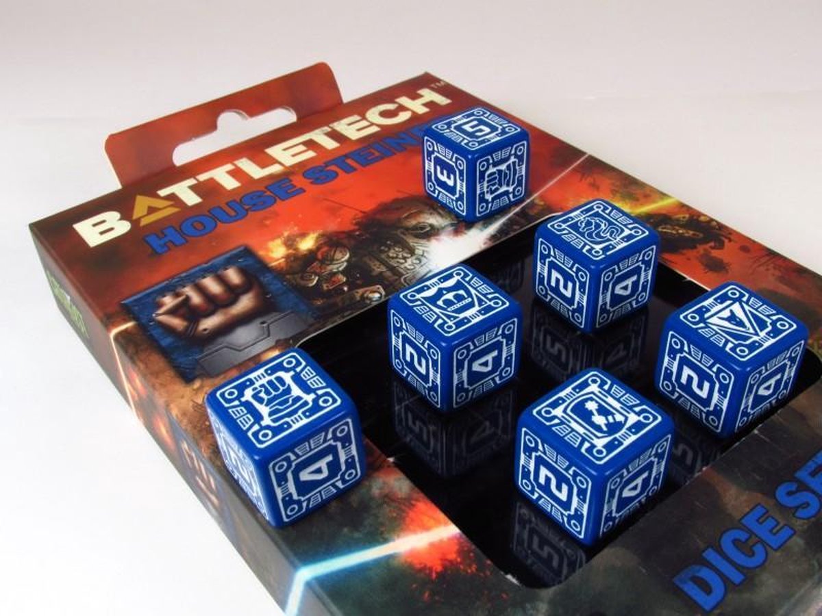 BattleTech - House Steiner Dice set | bol