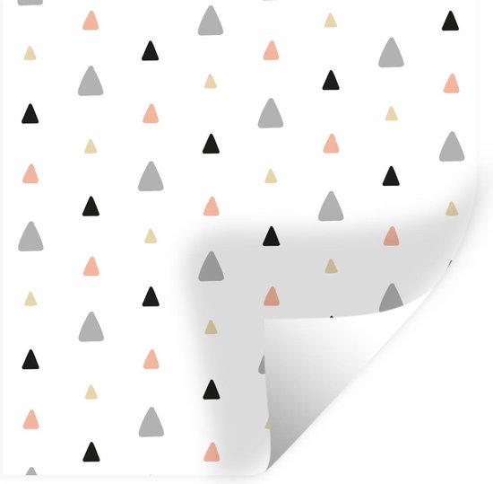 Muurstickers - Sticker Folie - Pastel - Vorm - Patroon - 120x120 cm ...