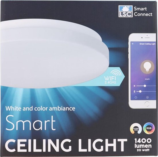 LSC Smart Connect Ceiling Light | Woon -Slaapkamerlamp | Plafonniere ...