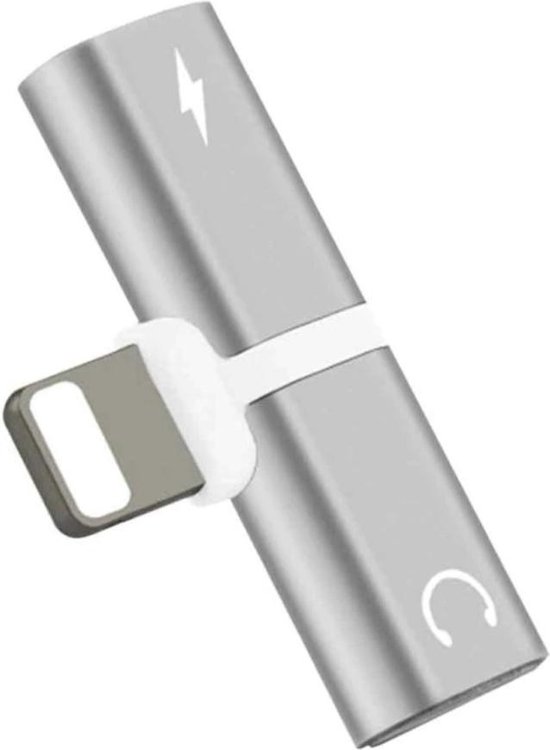 BSTNL – Lightning splitter zilver – Geschikt voor Apple iPhone 14/13/12 ...