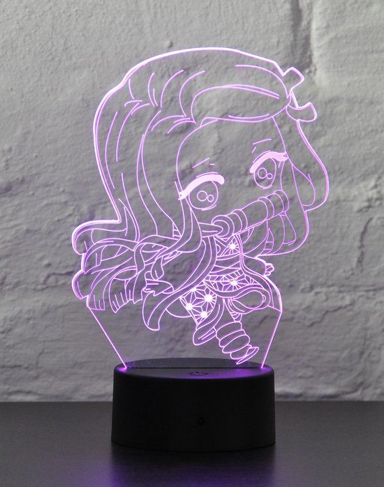 DawnLights - Nezuko Child Design - Demon Slayer - 3D Lamp - Led Licht ...