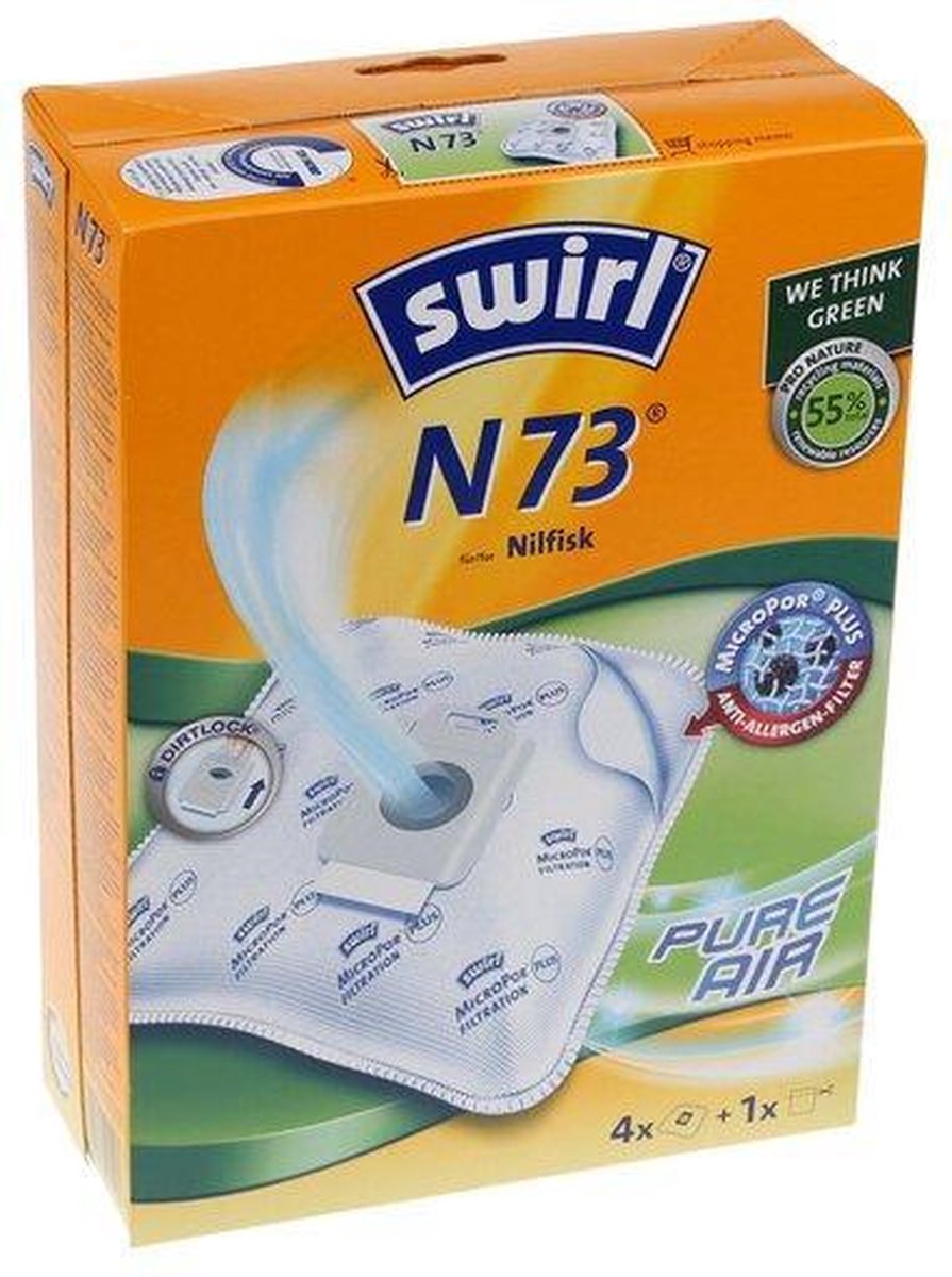 SWIRL - STOFZUIGERZAK N73 4 STUK - 6771956 | bol