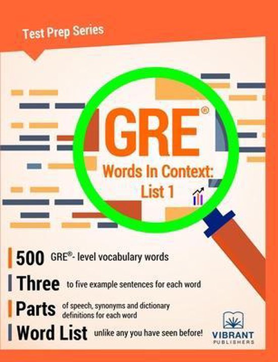 Test Prep Series - GRE Words In Context: List 1 (ebook), Vibrant ...