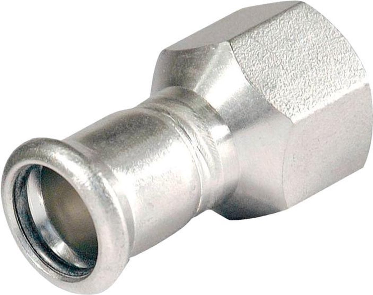Bonfix Press - RVS 316 - perskoppeling - Schroefbus - 1/2" x 15 mm - lange binnendraad... | bol.com