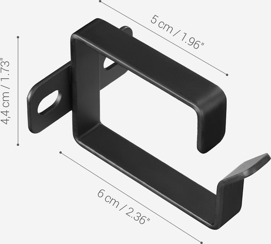 kwmobile 5x kabelhouder - Set van 5 kabelgeleiders - Kabeldoorvoer ...