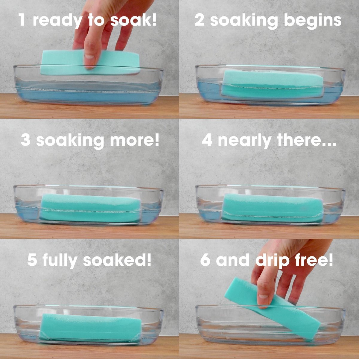 SPUNJ The Ultra Thirsty Sponge Spons Bekend van TikTok | bol.com