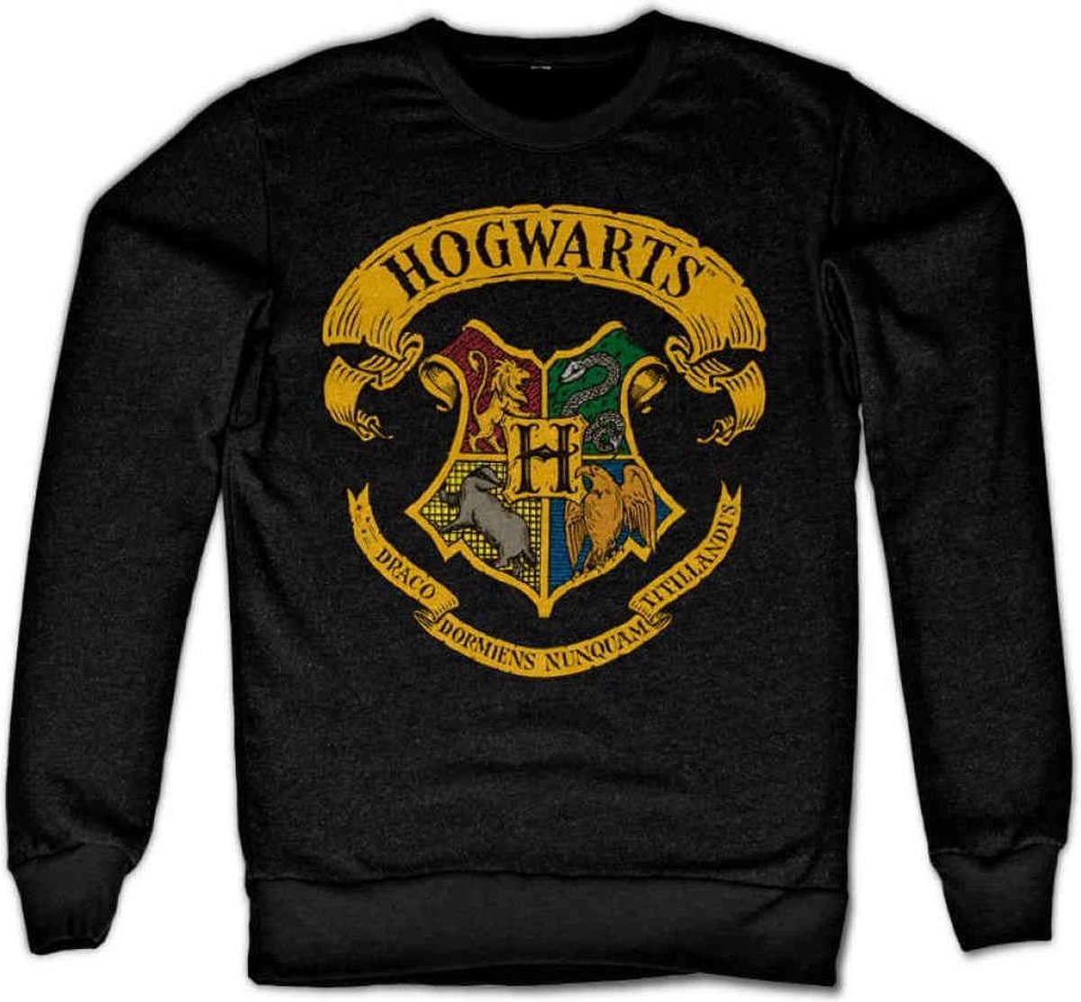 Harry Potter Sweater/trui -L- Hogwarts Crest Zwart | bol.com