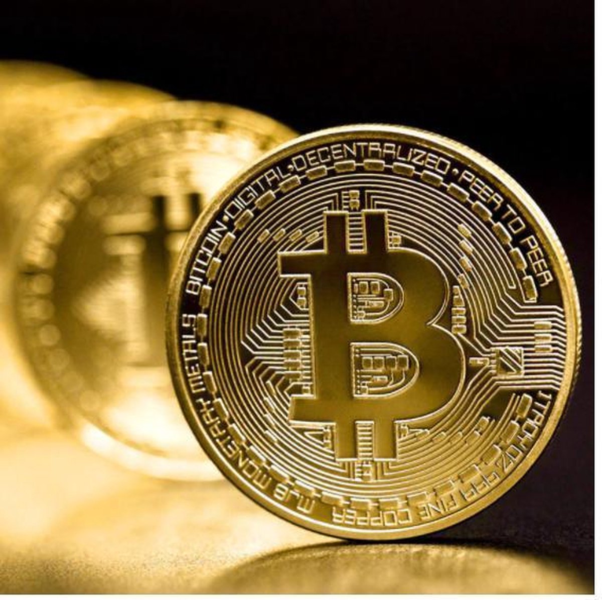 Bitcoin munt - Met plastic beschermhoes - Muntenverzamelaar - Munt ...