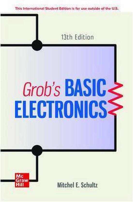 ISE Grob's Basic Electronics, Mitchel Schultz | 9781260571448 | Boeken | bol
