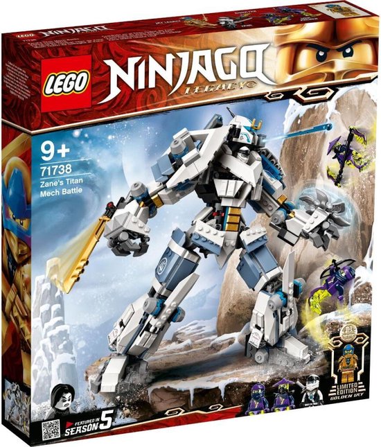 bol.com | LEGO NINJAGO Legacy Zane’s Titanium Mecha Duel - 71738