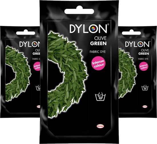 Dylon Olive Green Textielverf Voordeelverpakking - 3 x 50g | bol.com