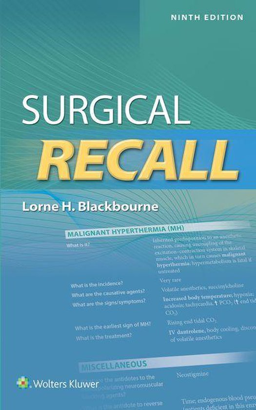 Recall Series - Surgical Recall (ebook), Lorne Blackbourne ...