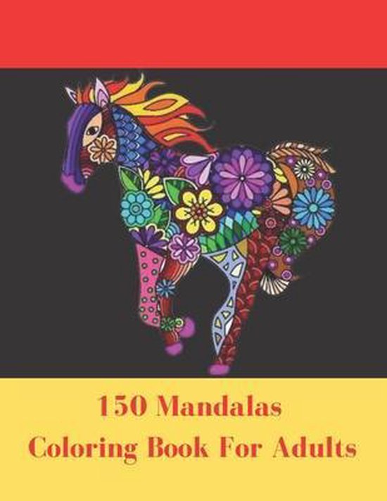 150 Mandalas Coloring Book For Adults, Bed Boy | 9798722932969 | Boeken ...