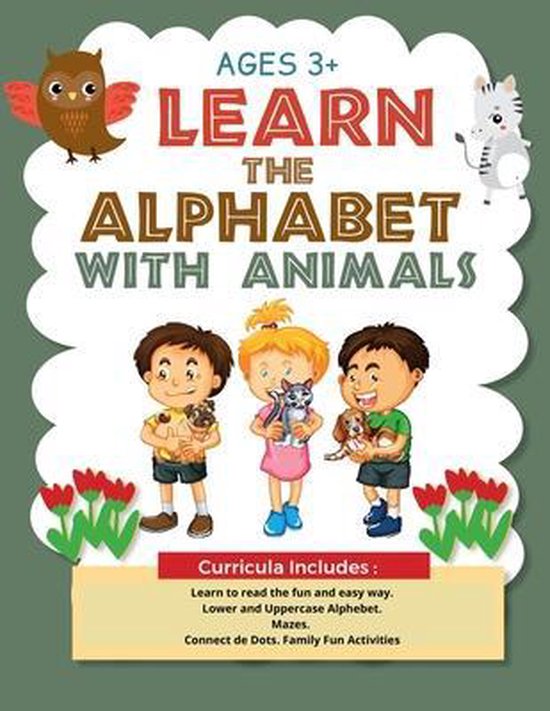 Learn The Alphabet With Animals: Reading Made Easy Preschool ...