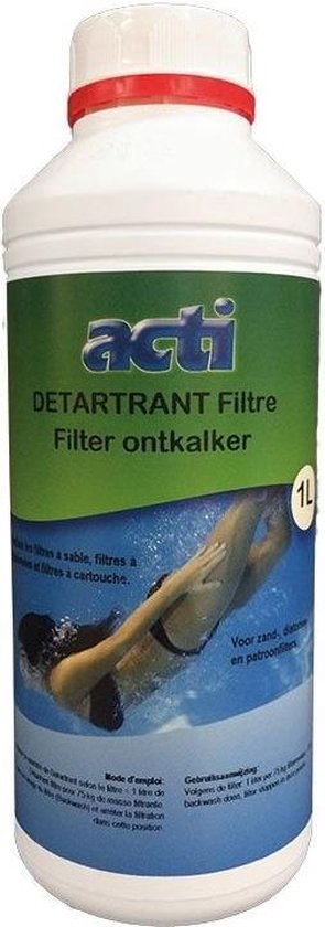 Acti Clean ontkalker voor zwembadfilters 1 liter | bol.com