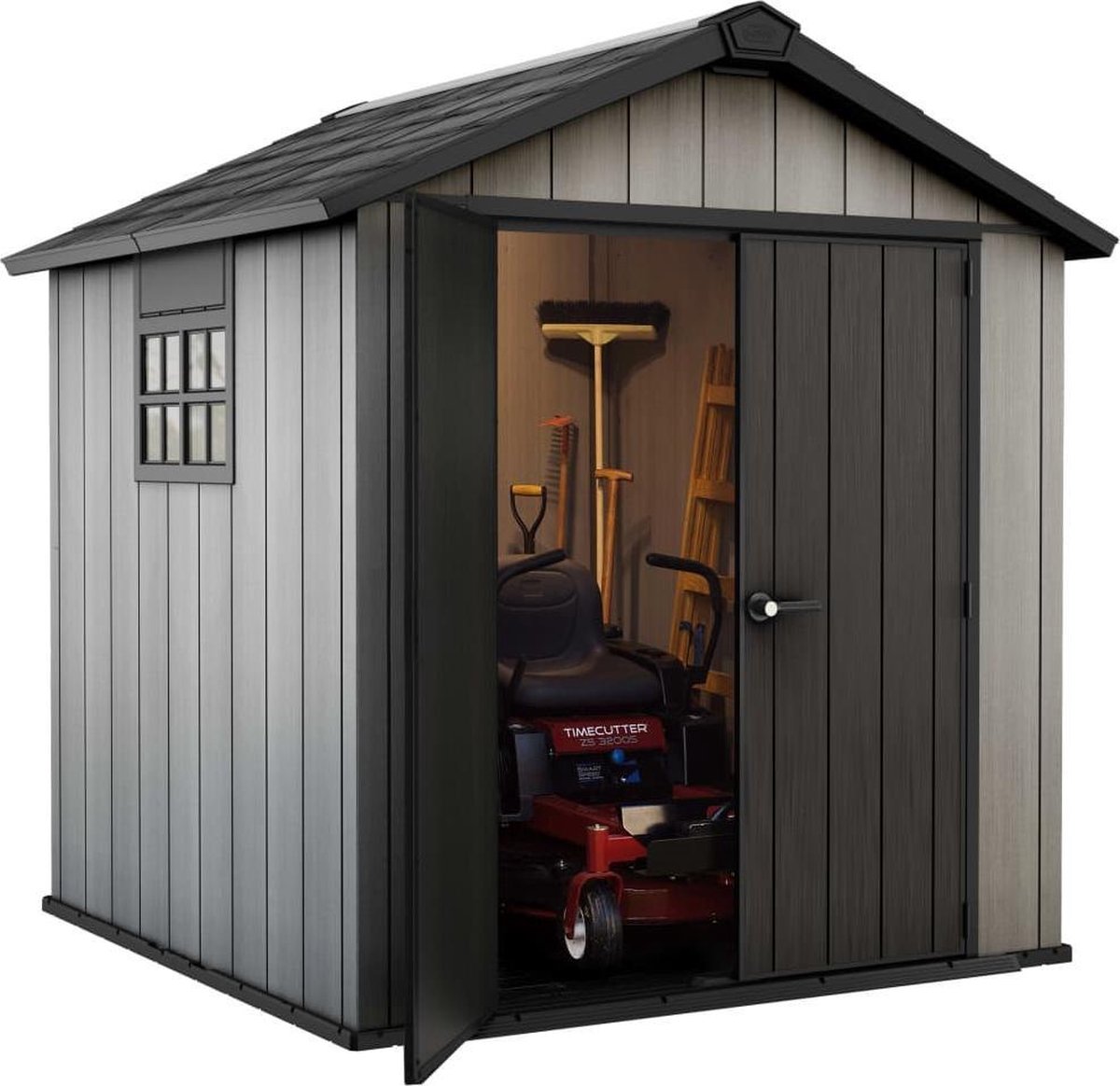 bol.com | Keter Oakland 757 Tuinhuis - 229x223,5x242cm – Grijs