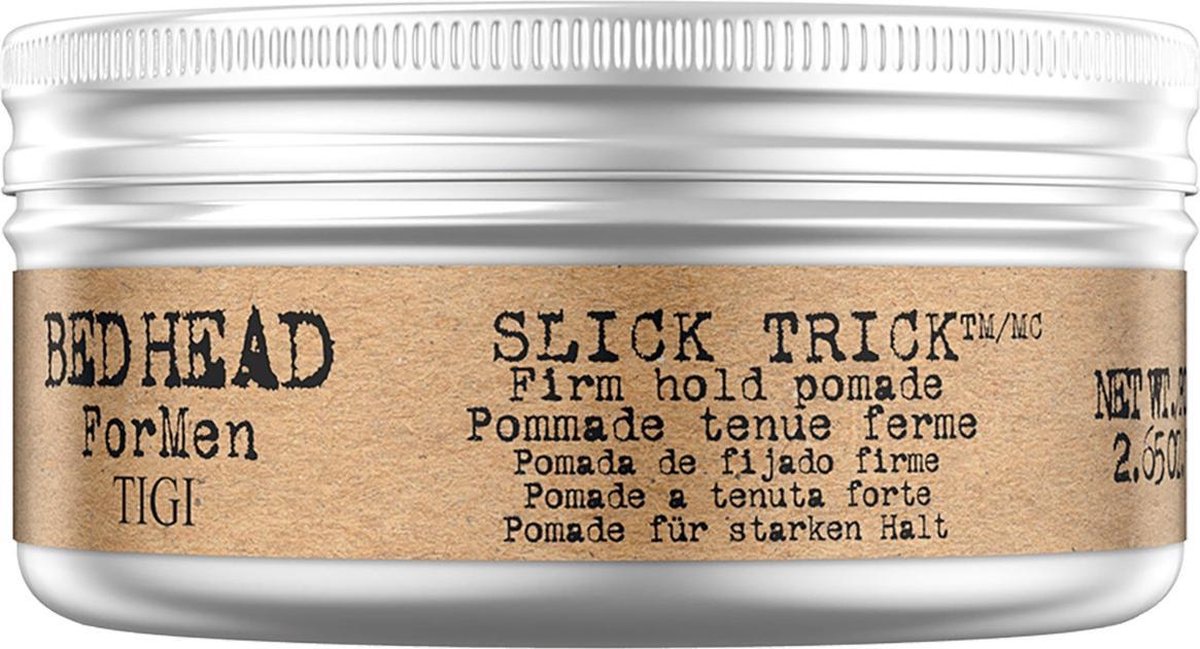 Tigi - Bed Head - For Men - Slick Trick Pomade - Pomade - 75 gr | bol.com