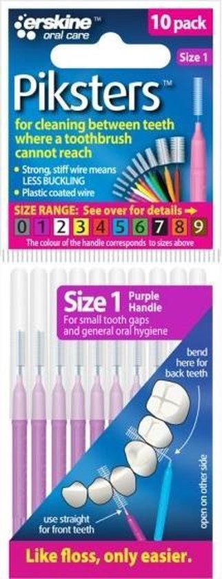 Piksters 1 Paars 0.50mm - 10 Stuks | bol