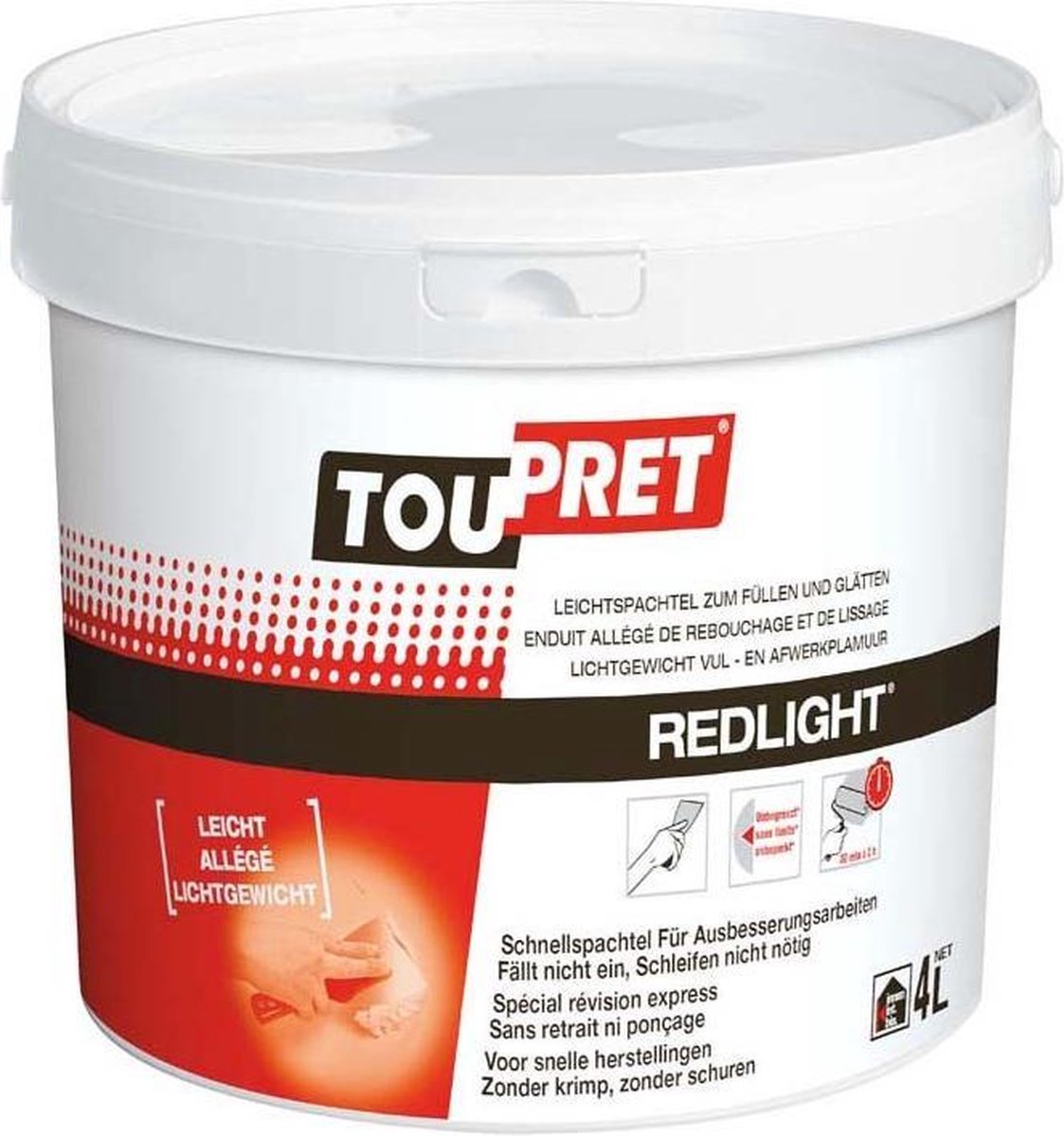 Toupret Redlight 1 liter | bol.com