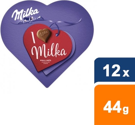 Milka - I Love Milka Hart - 12x 44g | bol