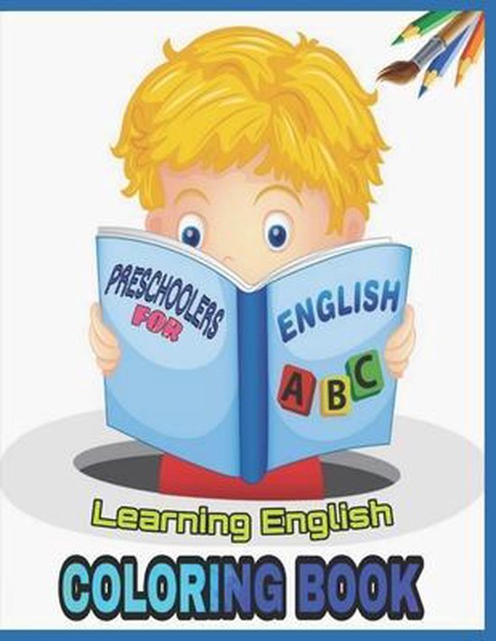 Learning English Coloring Book For Preschoolers, English Library ...