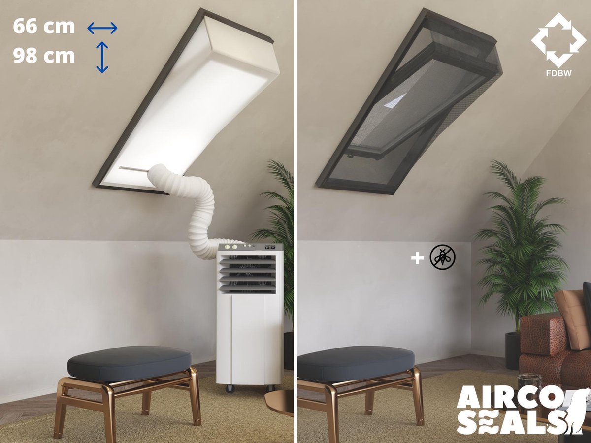 Raamafdichtingskit Mobiele Airco - Met Hor – 66 x 98 cm Velux FK04 ...