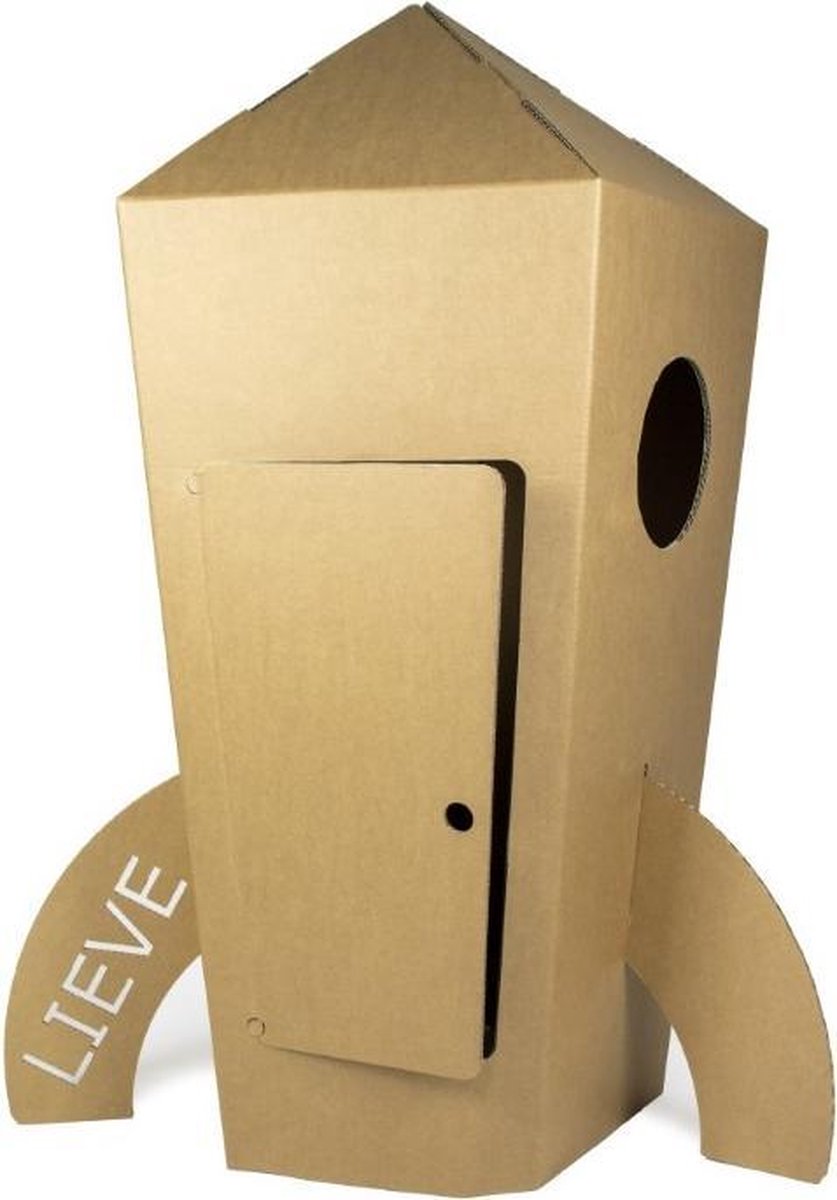 Kartonnen Speel Raket - Speelhuisje - Sinterklaas cadeau - Hobbykarton ...