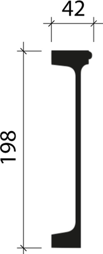 Fries Profhome 403301 Gevel profiel Sierlijst Lijstwerk modern design ...