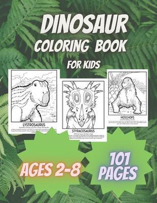 Coloring Books- Dinosaur Coloring Book For Kids ages 2-8, My Coloring ...