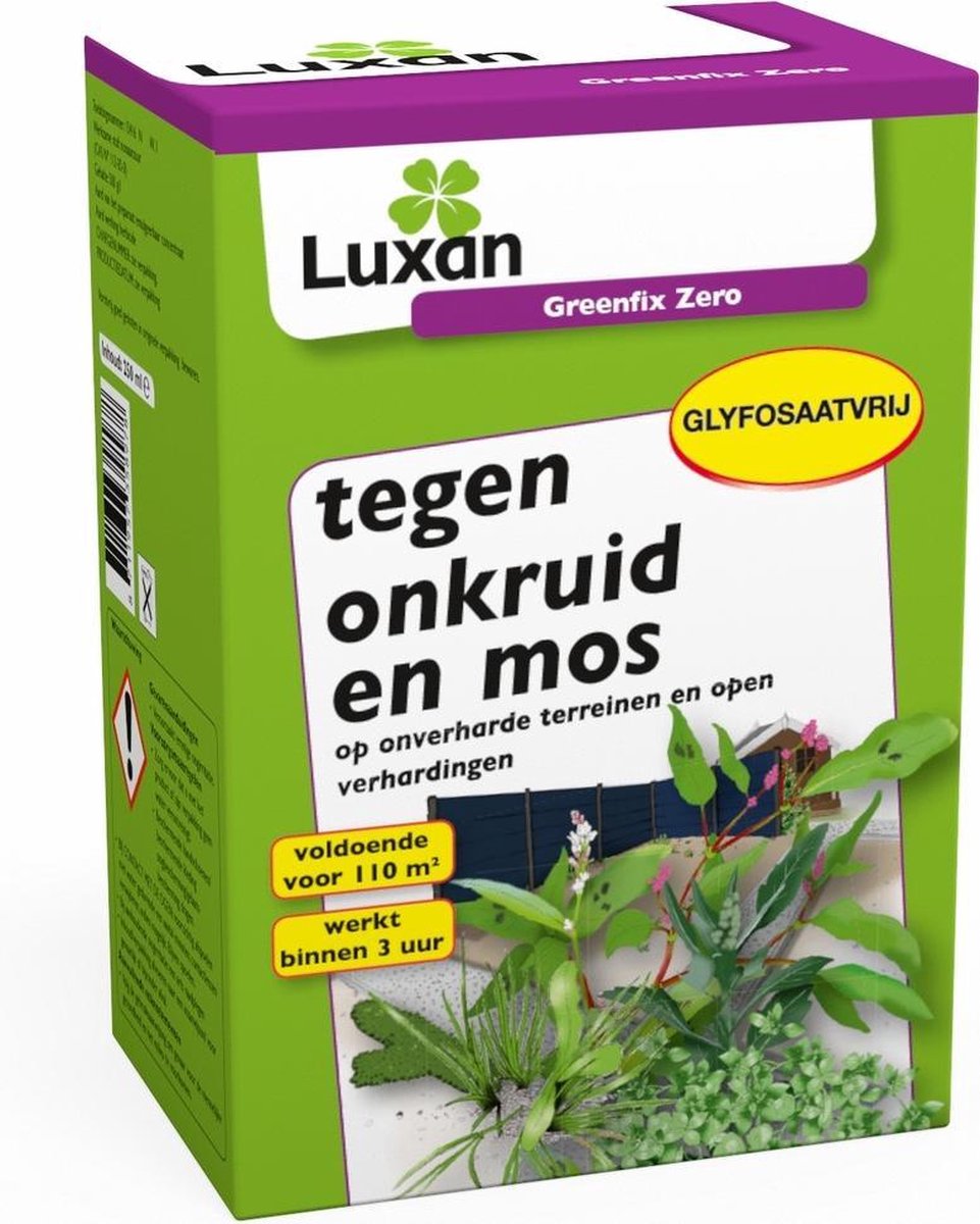 Luxan Greenfix Zero - Onkruid- Mosbestrijding - 250 ml | bol