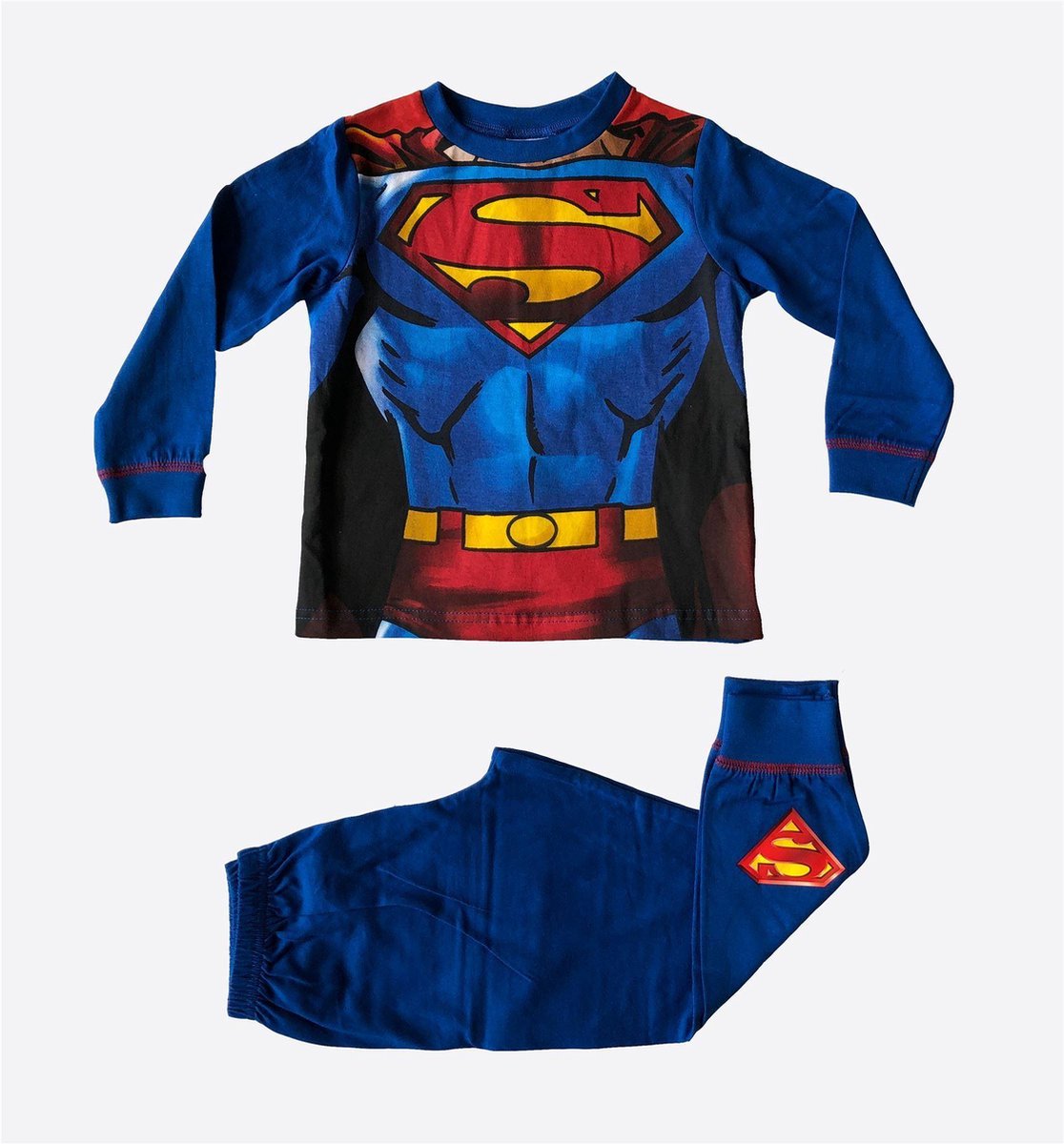 Dc Comics Batman V Superman Pyjama Fleece Blauw Maat 104 | bol.com