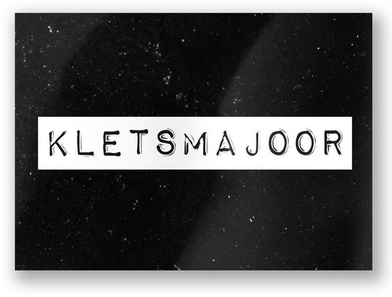Wenskaart Kletsmajoor 15cm | bol.com