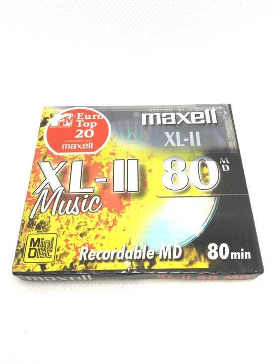 Maxell XL-II 80 MD Music Minidisc / Recordable Mini Disc | bol.com