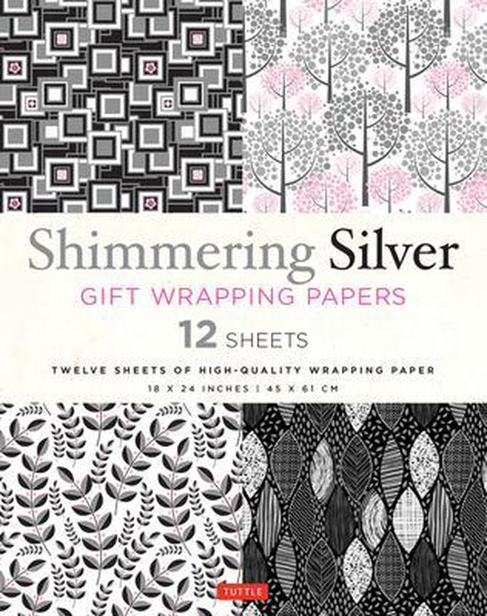Shimmering Silver Gift Wrapping Papers - 12 Sheets: 18 X 24 Inch (45 X ...