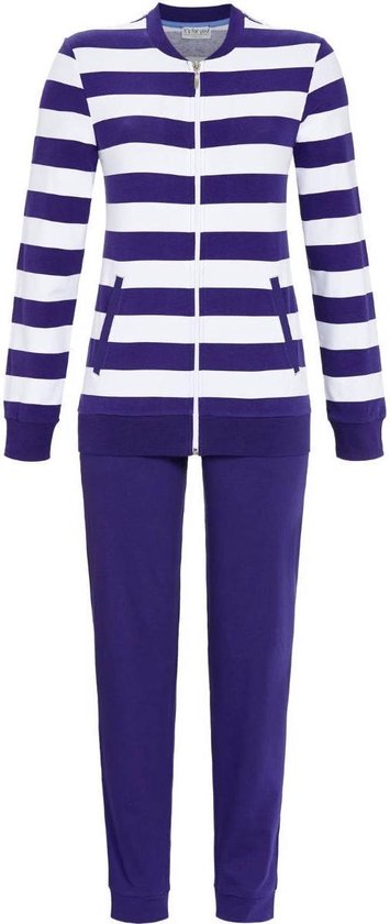 Donker blauw gestreept huispak | bol.com
