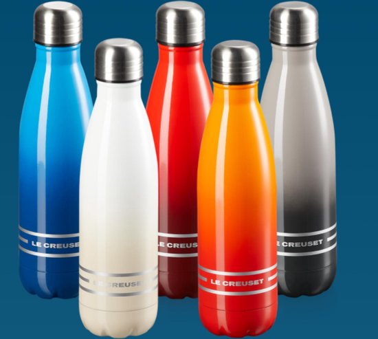 Le Creuset Waterfles Drinkfles Mat Zwart. 500ML | bol