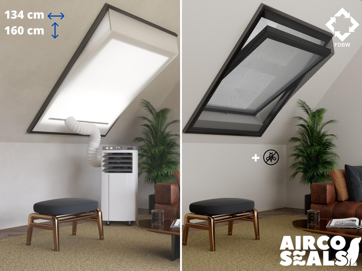 Raamafdichtingskit Mobiele Airco - Met Hor – 134 x 160 cm Velux UK10 ...