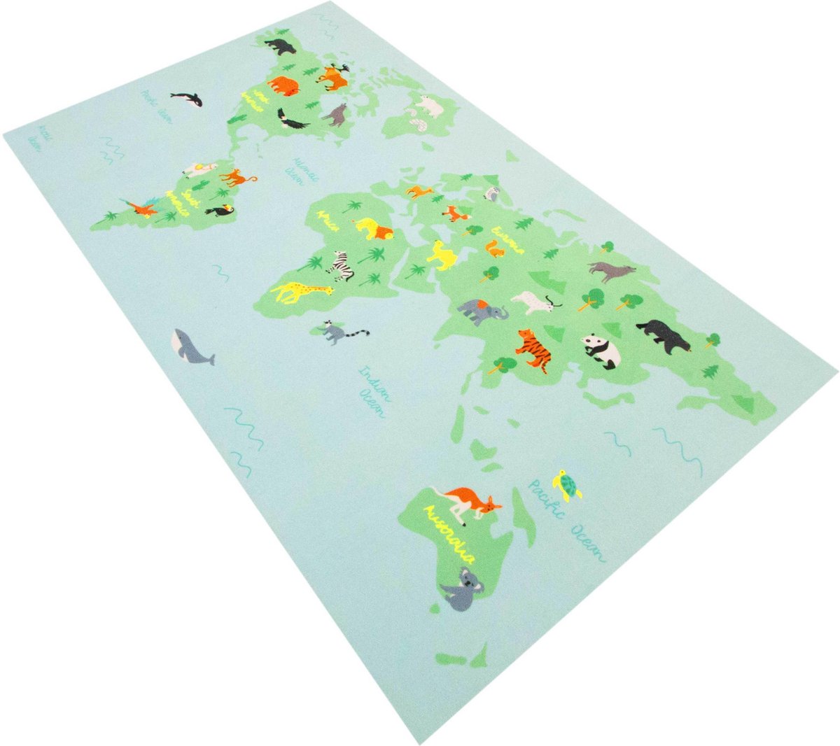 Mood World Map 120x200cm Vloerkleed en Speelmat RWOMAGA01120200T03 ...