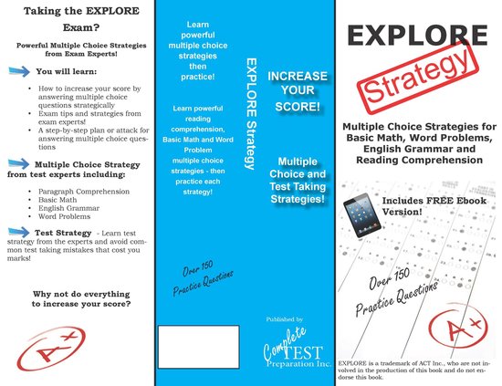 EXPLORE Test Strategy (ebook), Complete Test Preparation Inc ...