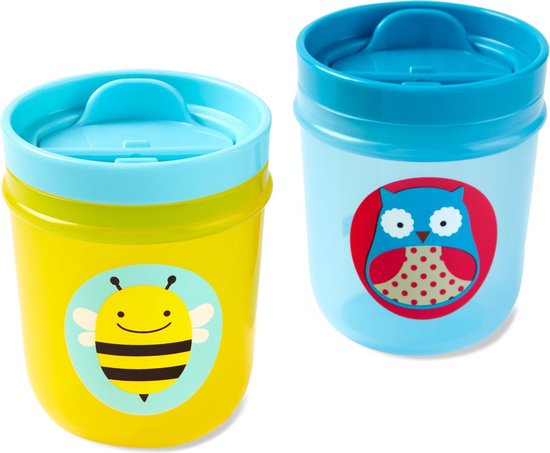 Skip Hop Set 2 Drinkbekers Uil/Bij * | bol.com
