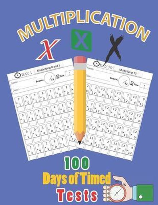 100 days of timed tests multiplication | 9798742033714 | Omar Mathbook ...