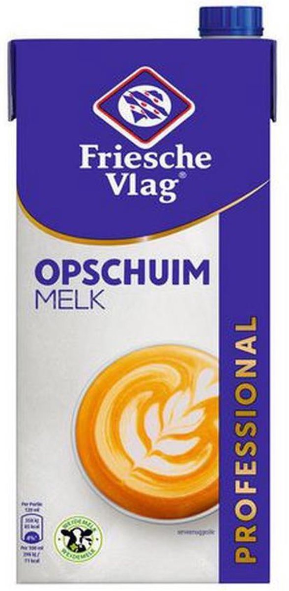 Friesche Vlag Volle Opschuimmelk - 12 x 1 liter | bol