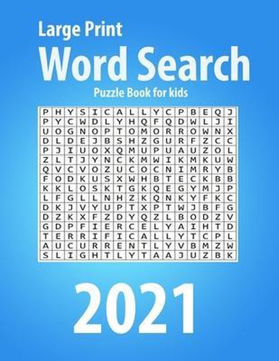Large Print Word Search Puzzle Book for kids: Easy Level, Easy to Read ...