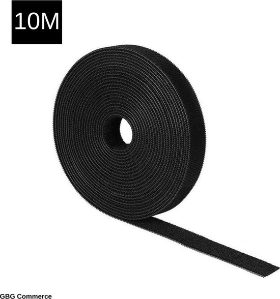 GBG Kabel Organiser - Kabelbinder - Klittenband - Velcro - Rol van 10 ...