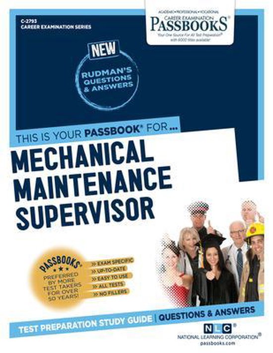 Mechanical Maintenance Supervisor (C-2793) | 9781731827937 | National Learning... | bol.com