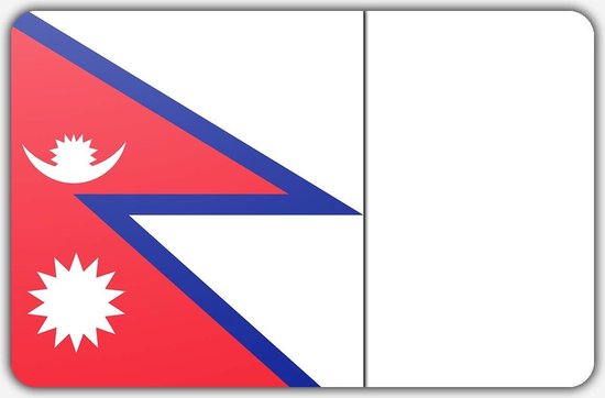 Vlag Nepal - 100 x 150 cm - Polyester | bol