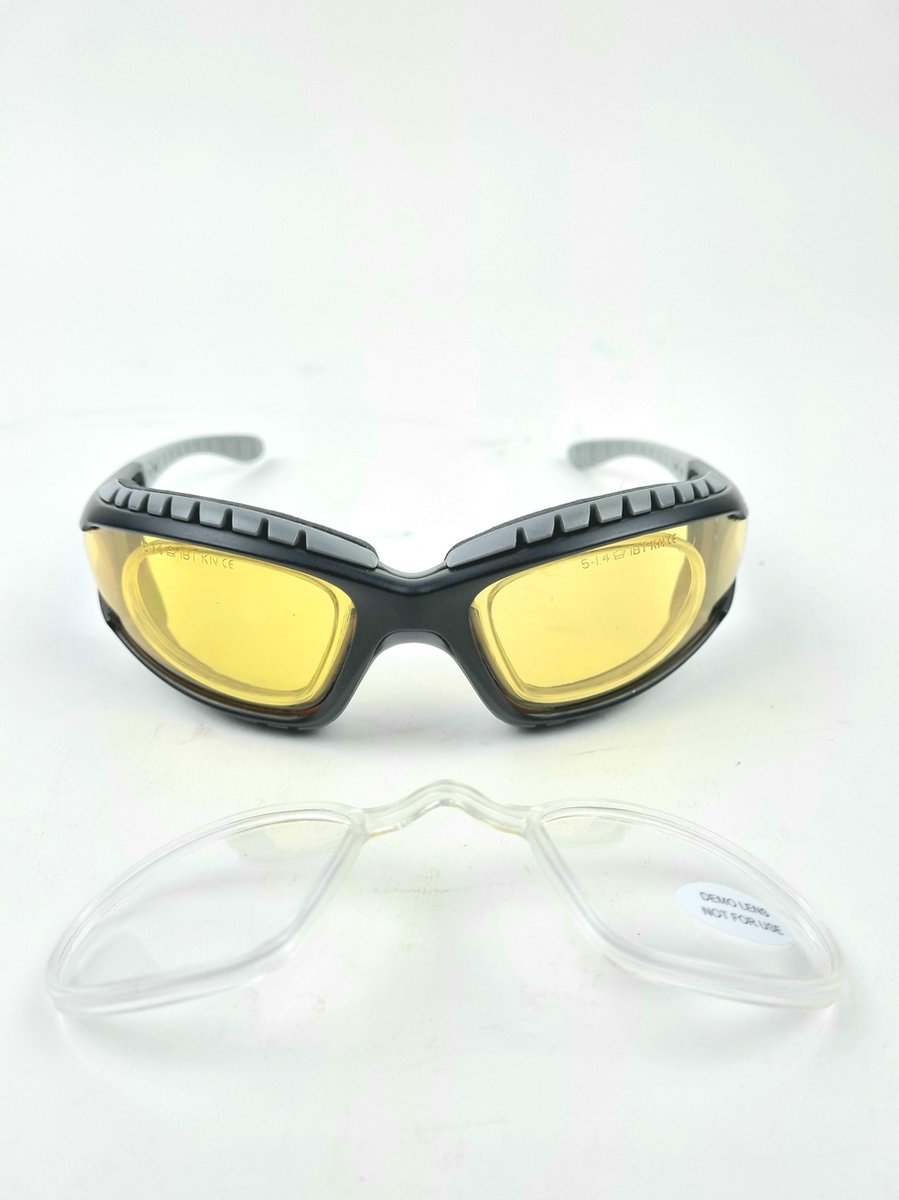 Bollé Tracker veiligheidsbril op sterkte | Gele lens | SOSTRACKER ...