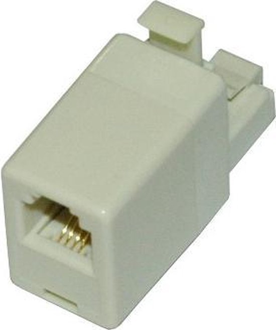 Modulaire Adapter - RJ45 8/8 mannelijk - RJ14 6/4 vrouwelijk | bol