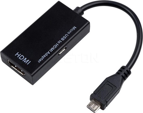 Micro USB naar HDMI vrouwelijke adapterkabel 1080P HD voor MHL-apparaat ...