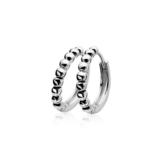 ZINZI zilveren oorringen 20 x 3mm glad bol met luxe klapsluiting ZIO603CR | bol